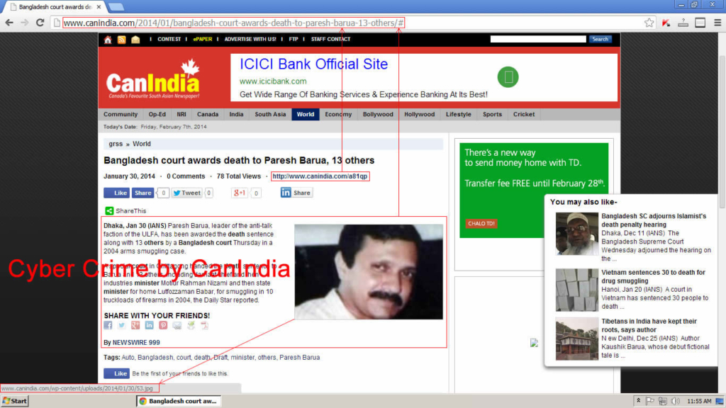 Inhuman Cyber Crime by Jagaran, India TV, IndiLeak, NewsX, CanIndia to ...